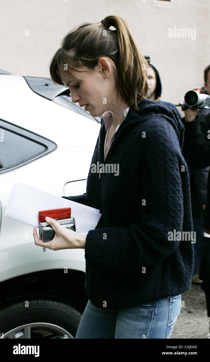 Los Angeles, 2008-1-22 / couple chaud Ben Affleck et Jennifer Garner ...