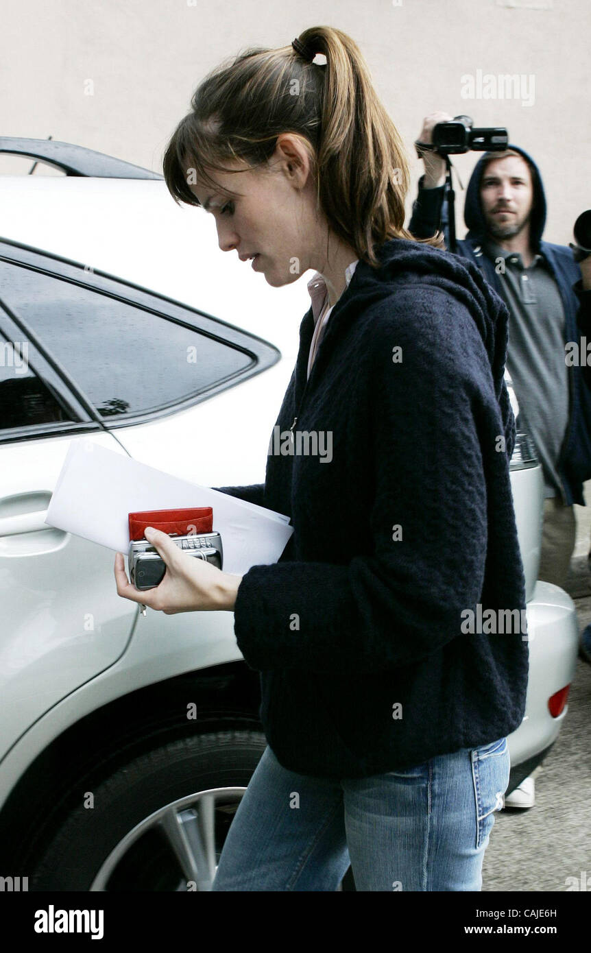 Los Angeles, 2008-1-22 / couple chaud Ben Affleck et Jennifer Garner ...