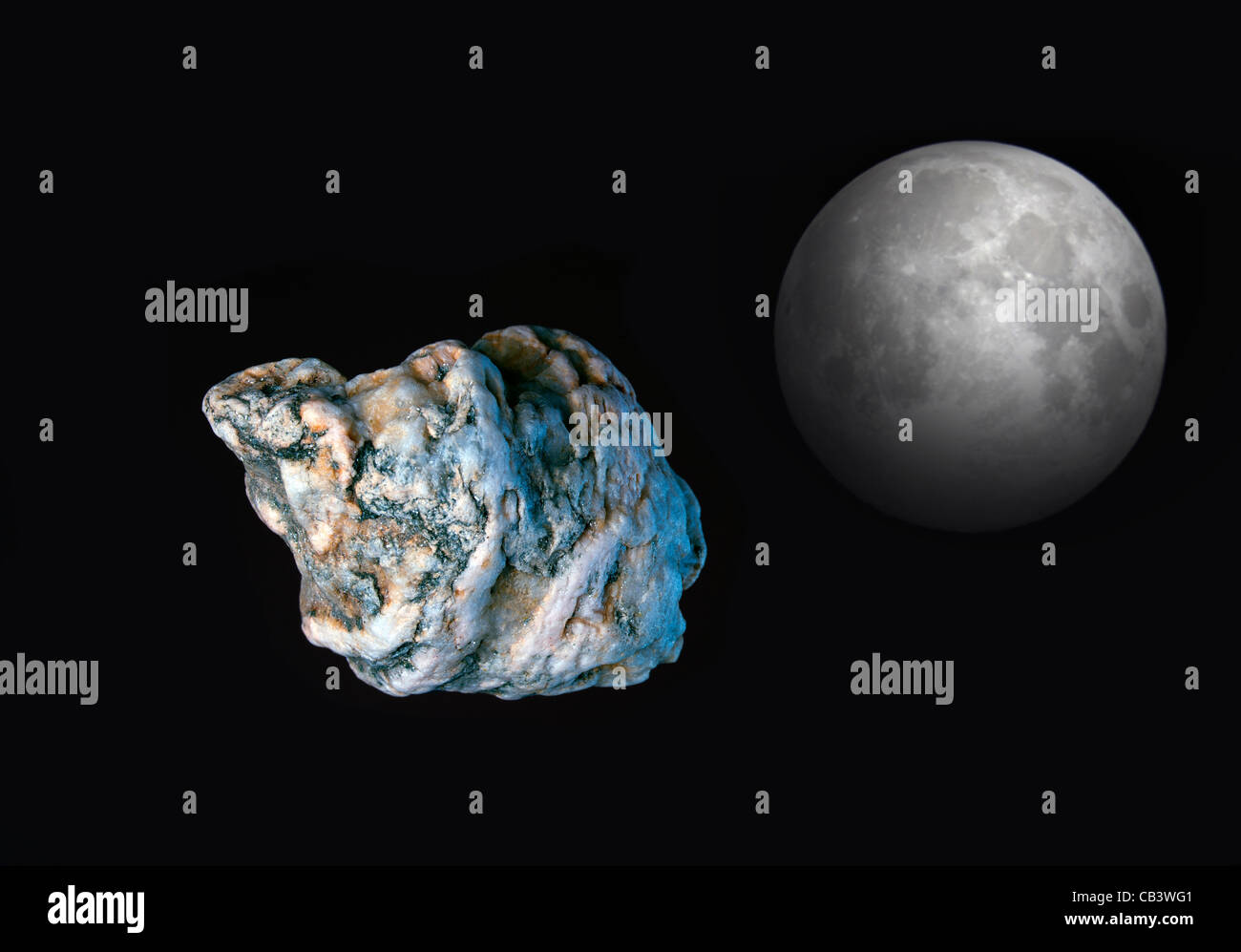 Meteor in space Banque de photographies et d’images à haute résolution ...