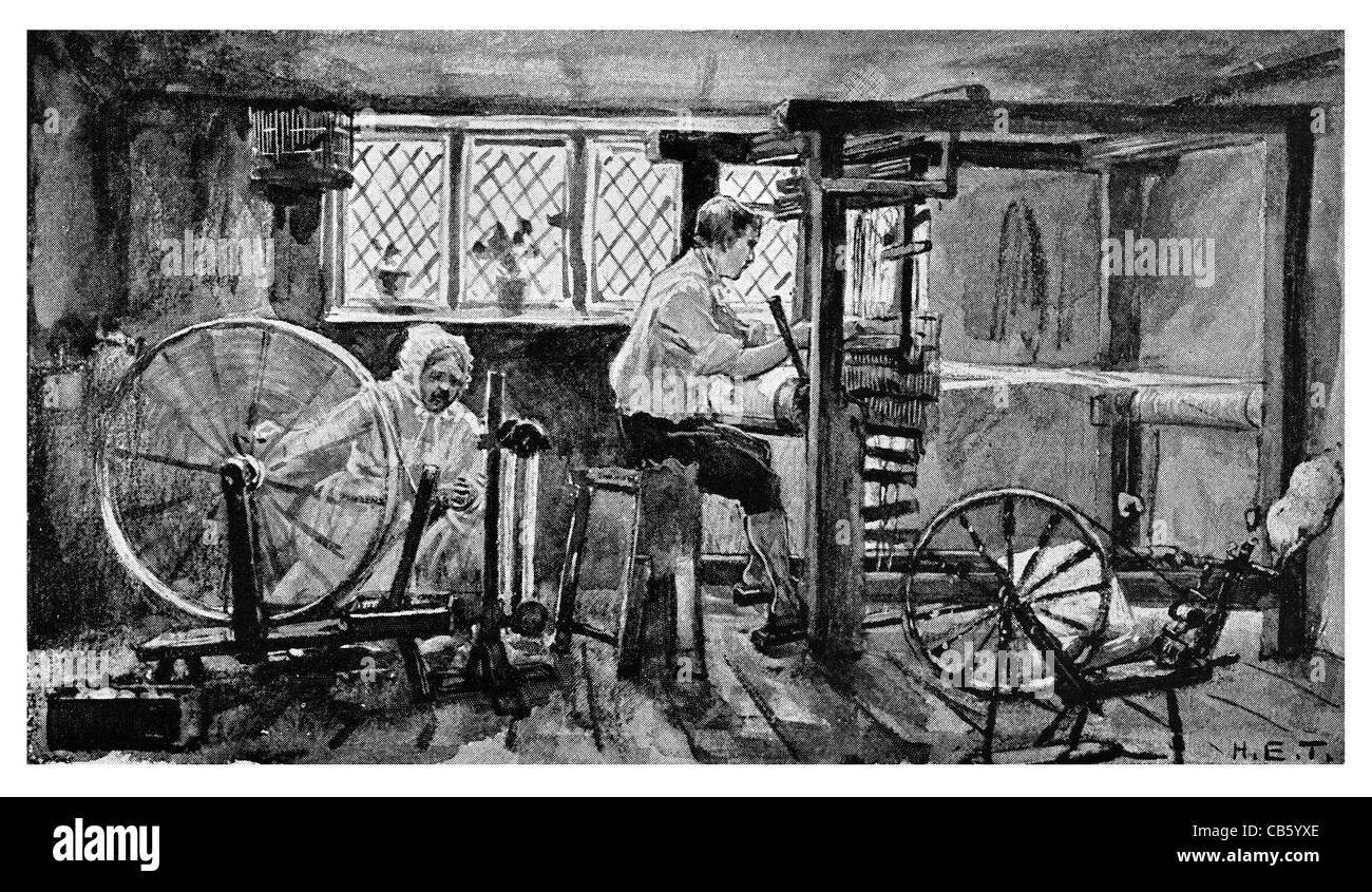 Cottage industry industrial revolution Banque de photographies et d ...