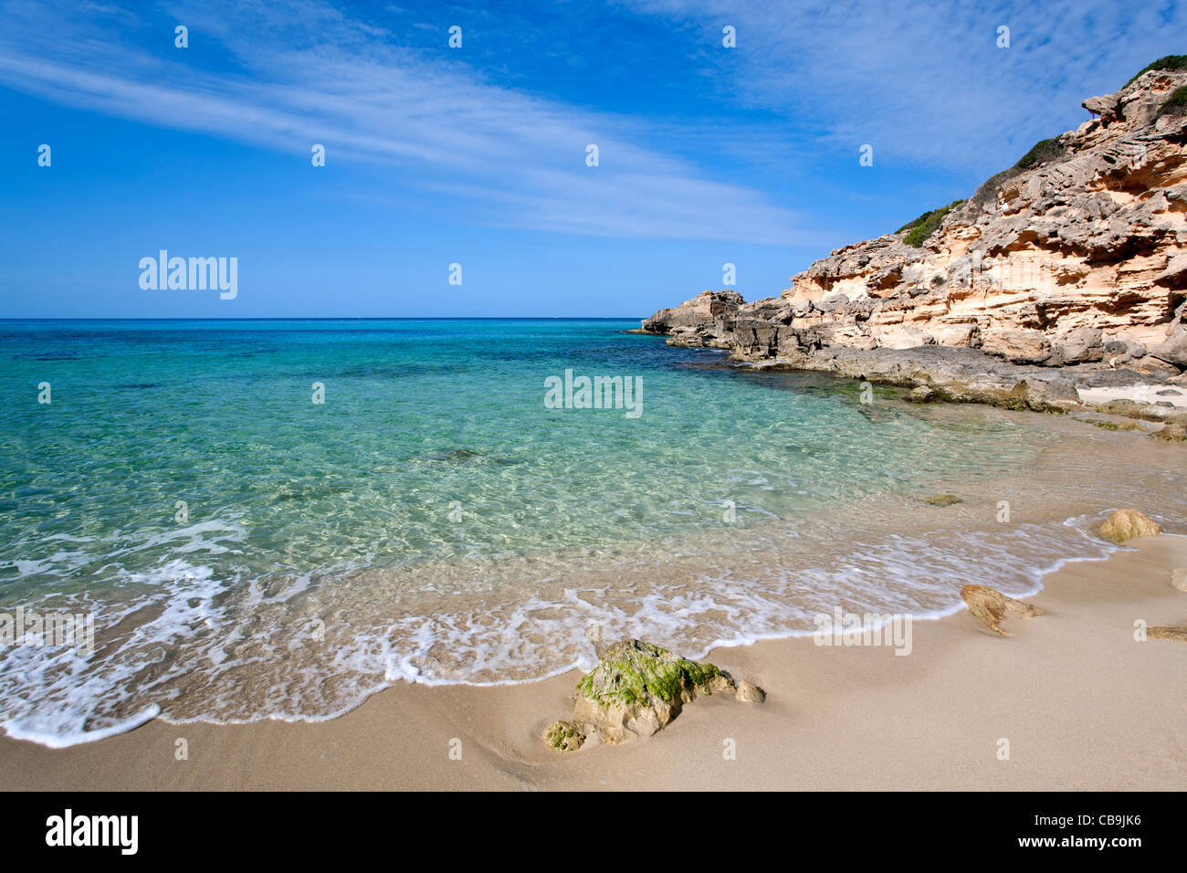 Cala vella beach mallorca island Banque de photographies et d’images à ...
