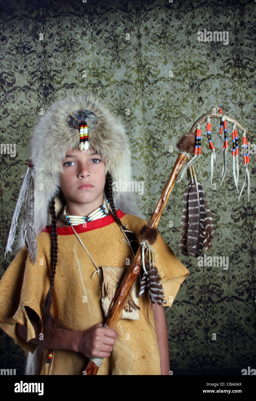 Lakota Sioux Native American Child Banque d'image et photos - Alamy