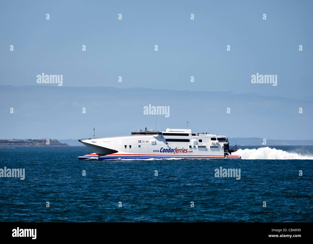 Catamaran Ferry Condor Ferries Banque d'image et photos - Alamy