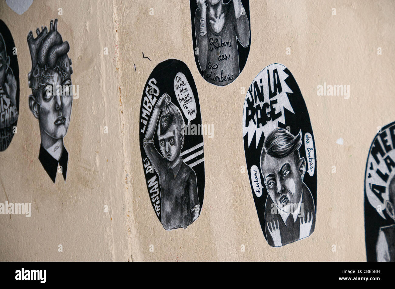 Mur de graffitis paris Banque de photographies et d’images à haute ...