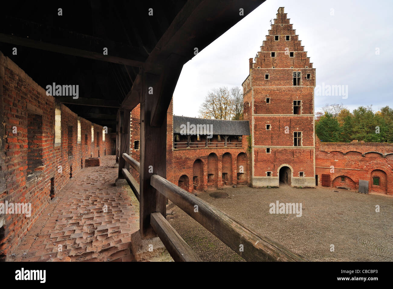 Château de briques rouges Banque de photographies et d’images à haute ...