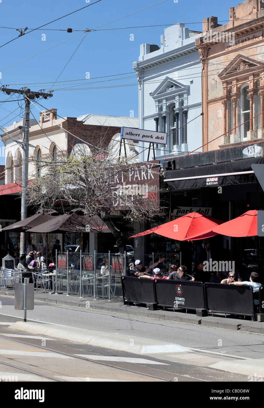 La rue principale du village, Albert South Melbourne, Victoria ...