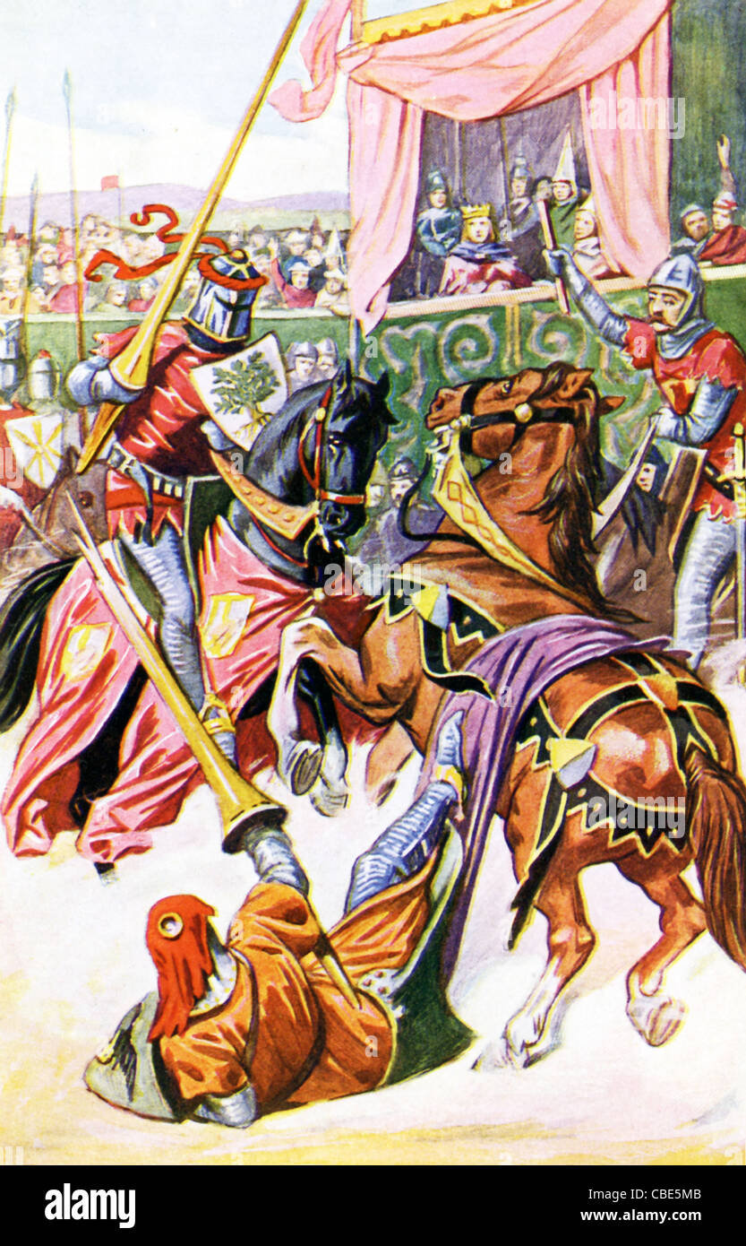 Ivanhoe et joust Banque de photographies et d’images à haute résolution ...