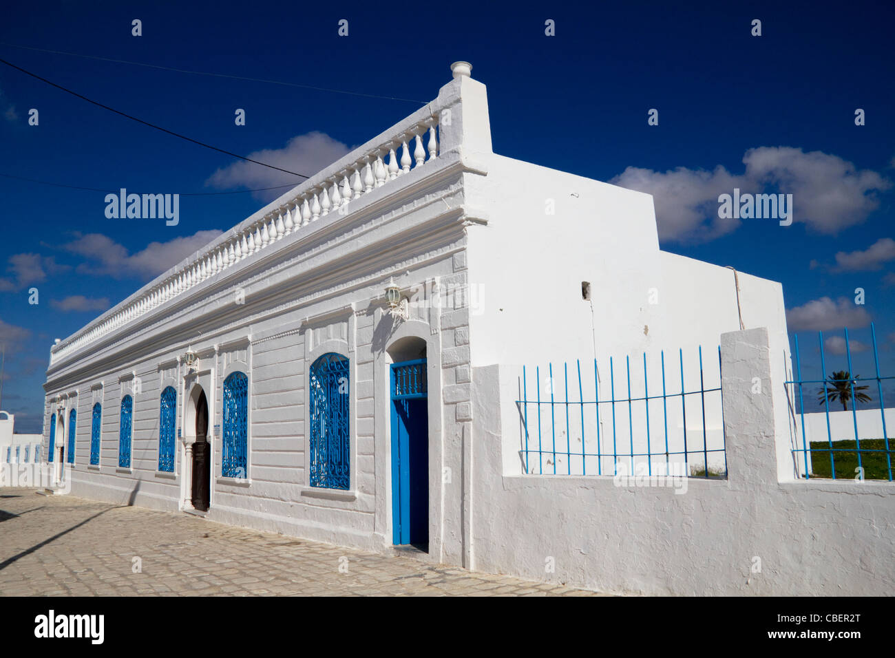 Synagogue El Ghriba, Djerba, Tunisie Afrique du Nord Photo Stock - Alamy