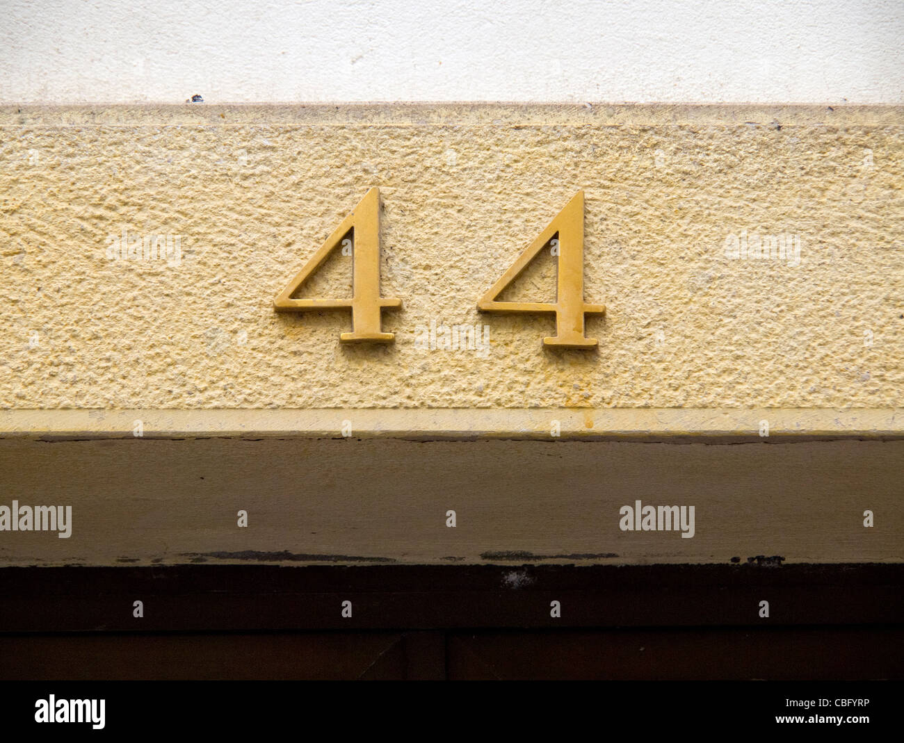 Number 44 forty four Banque de photographies et d’images à haute ...