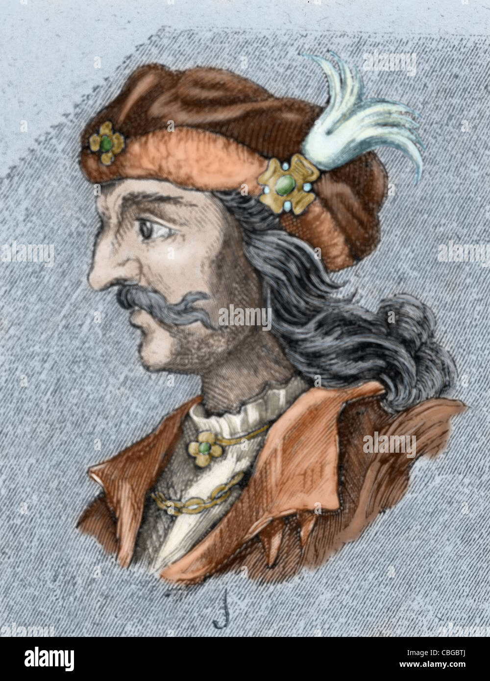 Agila I. roi wisigoth d'Hispanie et de la Septimanie (549-554 Photo ...