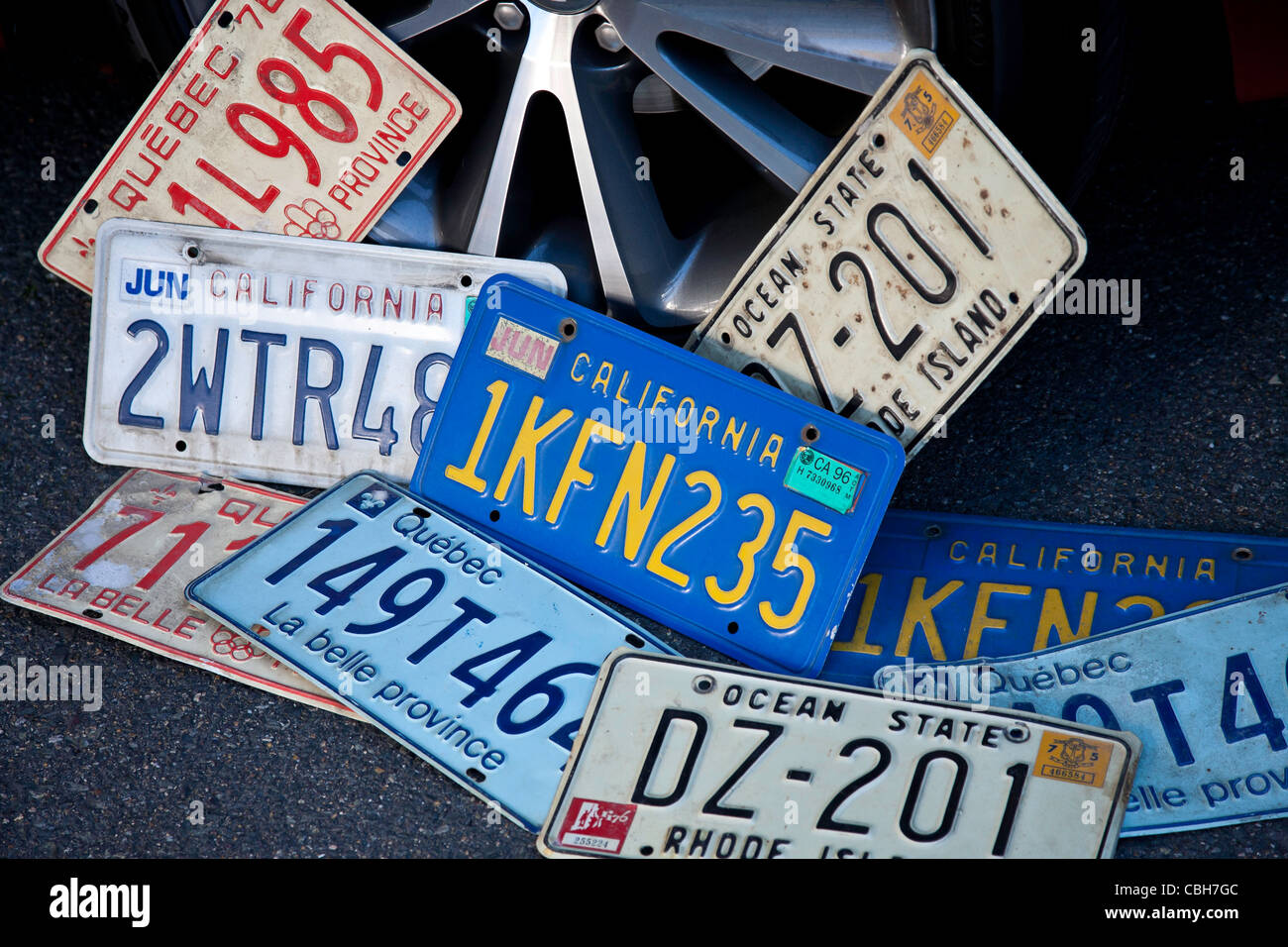 Plaque immatriculation us Banque de photographies et d’images à haute résolution - Alamy