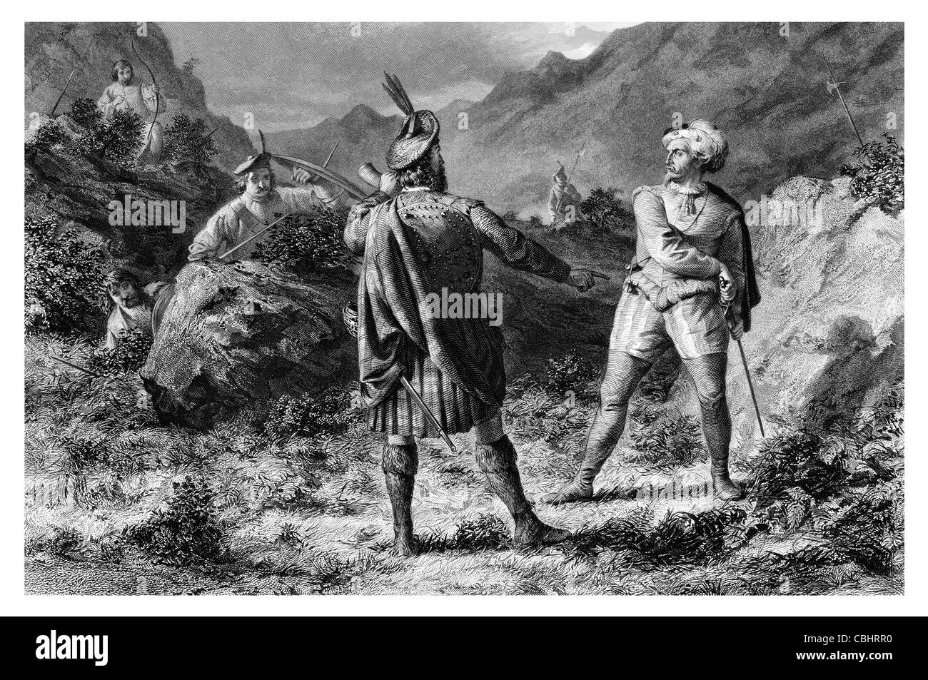 Roderick dhu Banque de photographies et d’images à haute résolution - Alamy