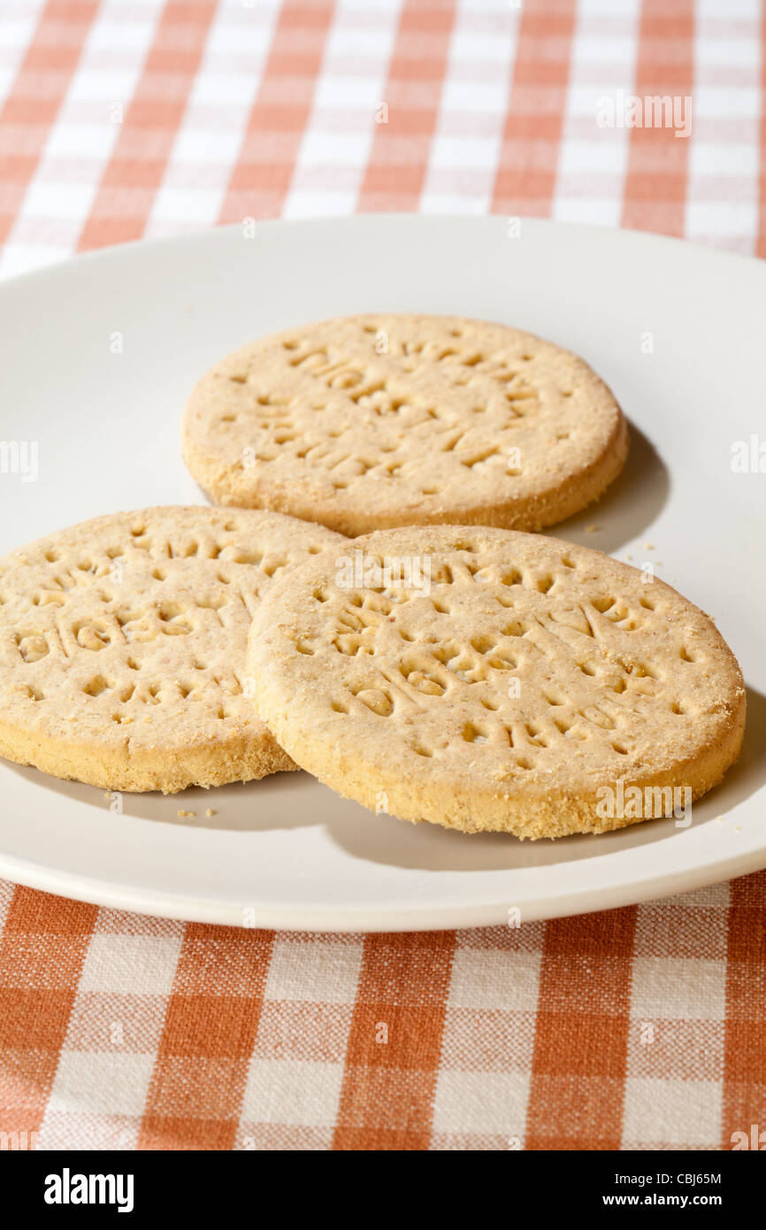 Sweetmeal digestive biscuit biscuits Banque de photographies et d ...