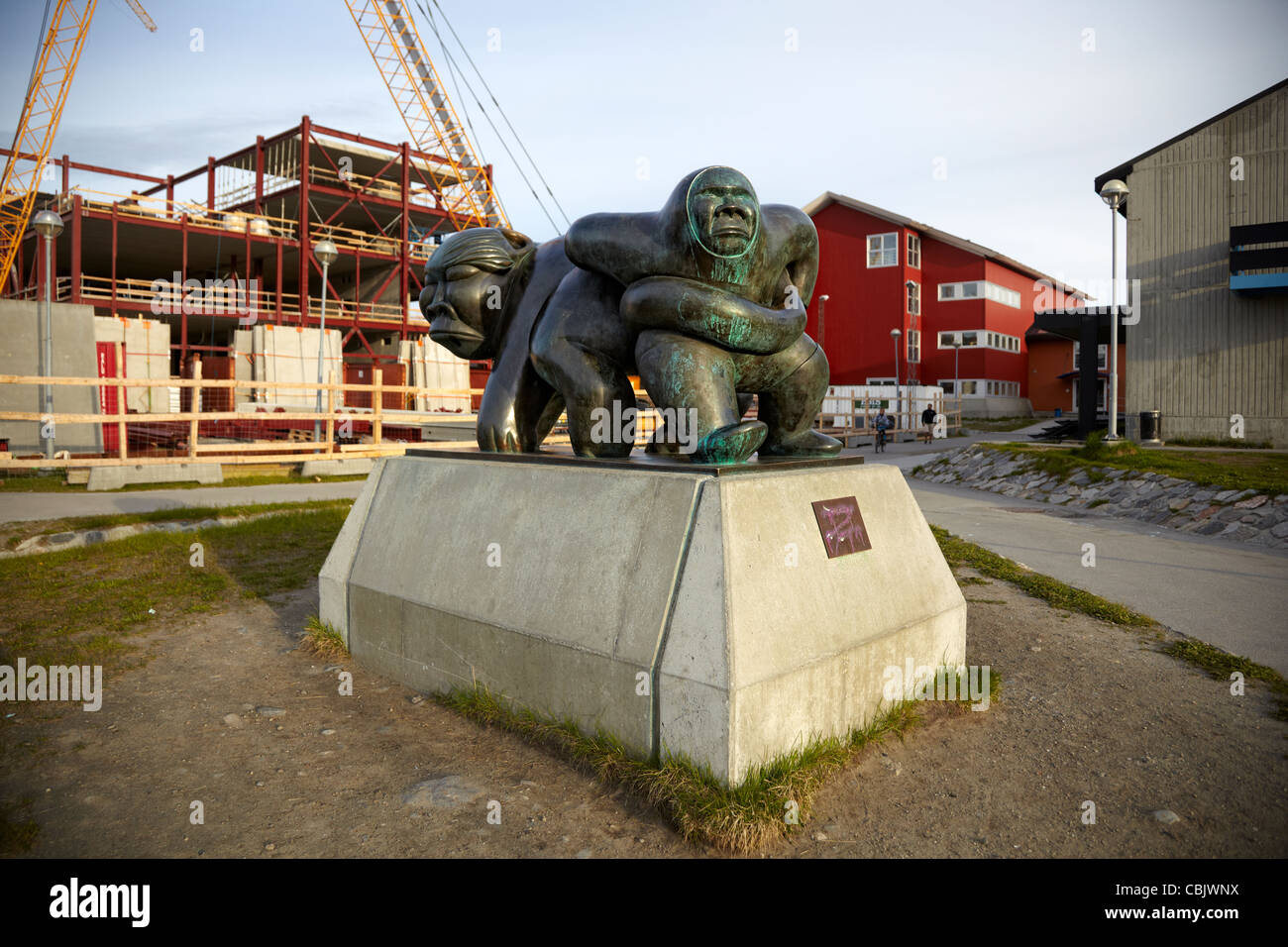 Nuuk greenland monument Banque de photographies et d’images à haute ...