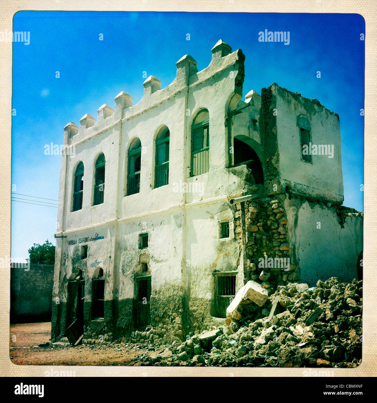 Ancien Empire Ottoman House Ruin Berbera Somaliland Photo Stock - Alamy