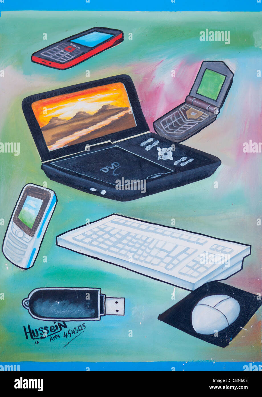 Somaliland somalie afrique corne de l'afrique graffiti vertical Banque de photographies et d ...