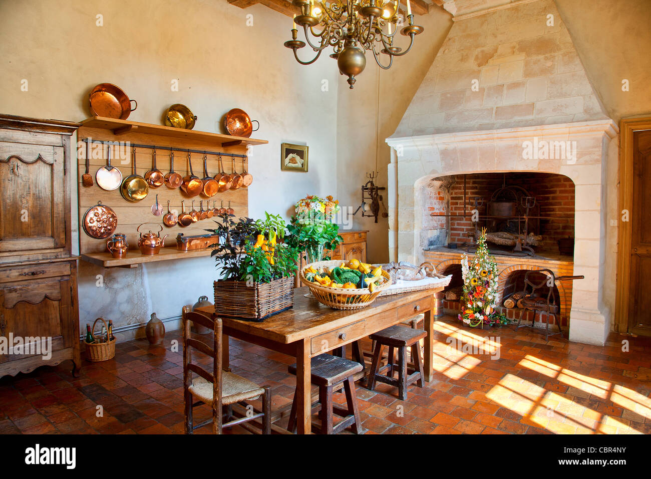 Villandry chateau interior Banque de photographies et d’images à haute ...