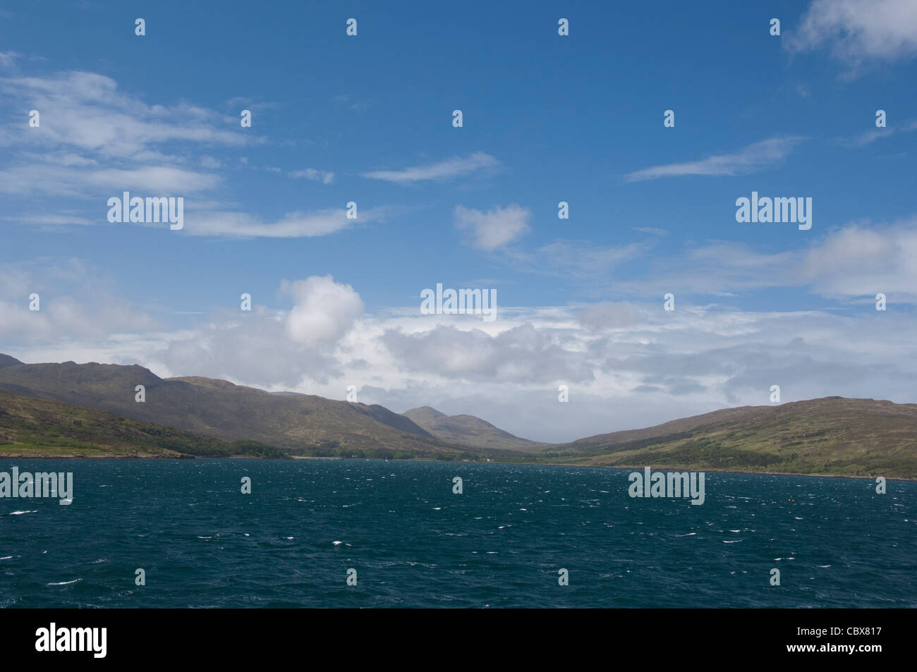 L'écosse, hébrides intérieures, à l'île de Rum (aka rhum Photo Stock ...