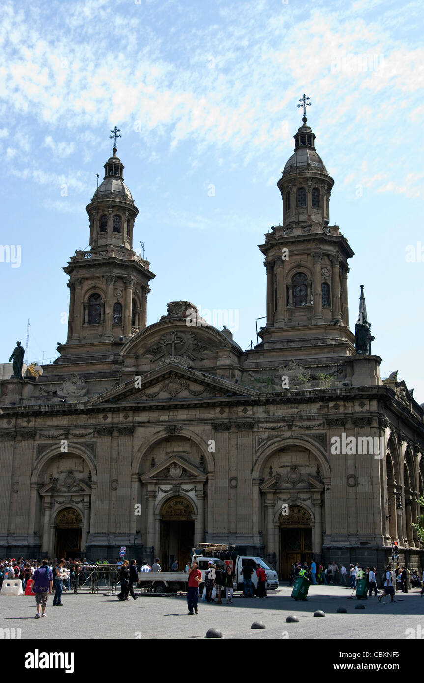 Arquitectura de la iglesia catedral de chile Banque de photographies et ...