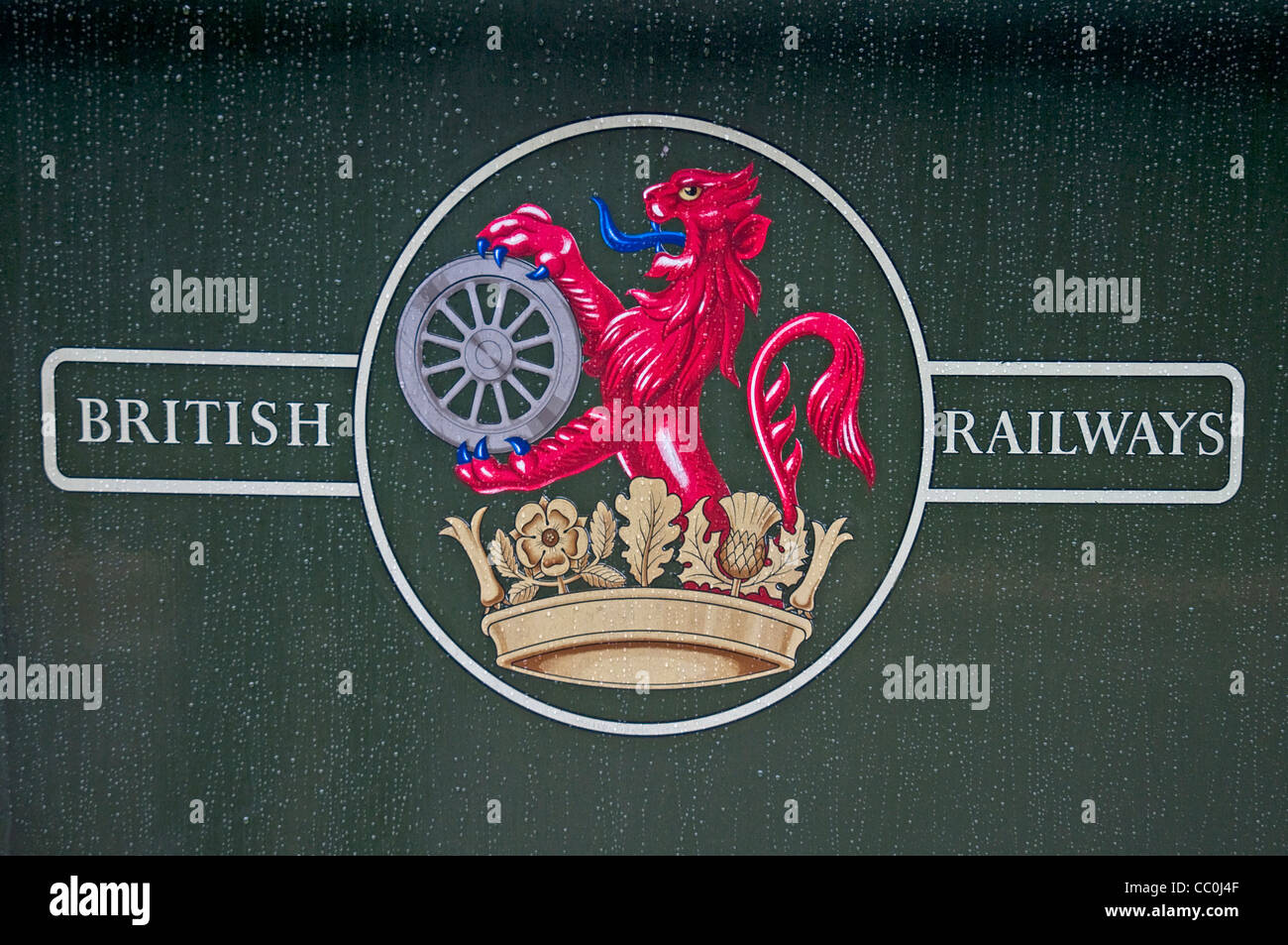 Old British Railways logo dans une classe GWR 64xx 0-6-0PT locomotive à ...