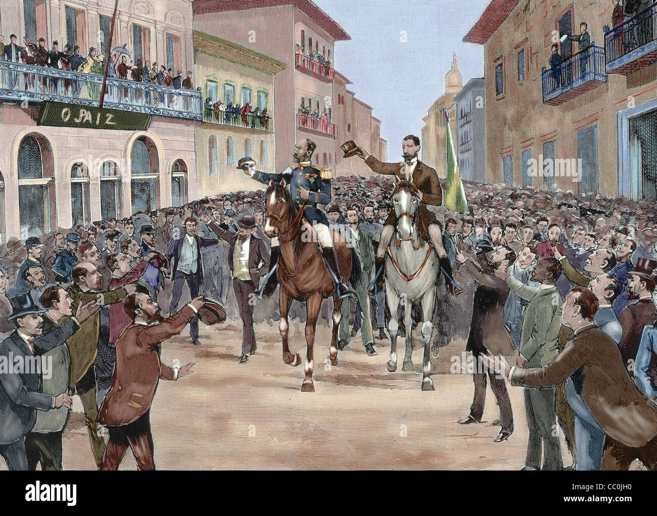 Proclamation of the republic Banque de photographies et d’images à ...