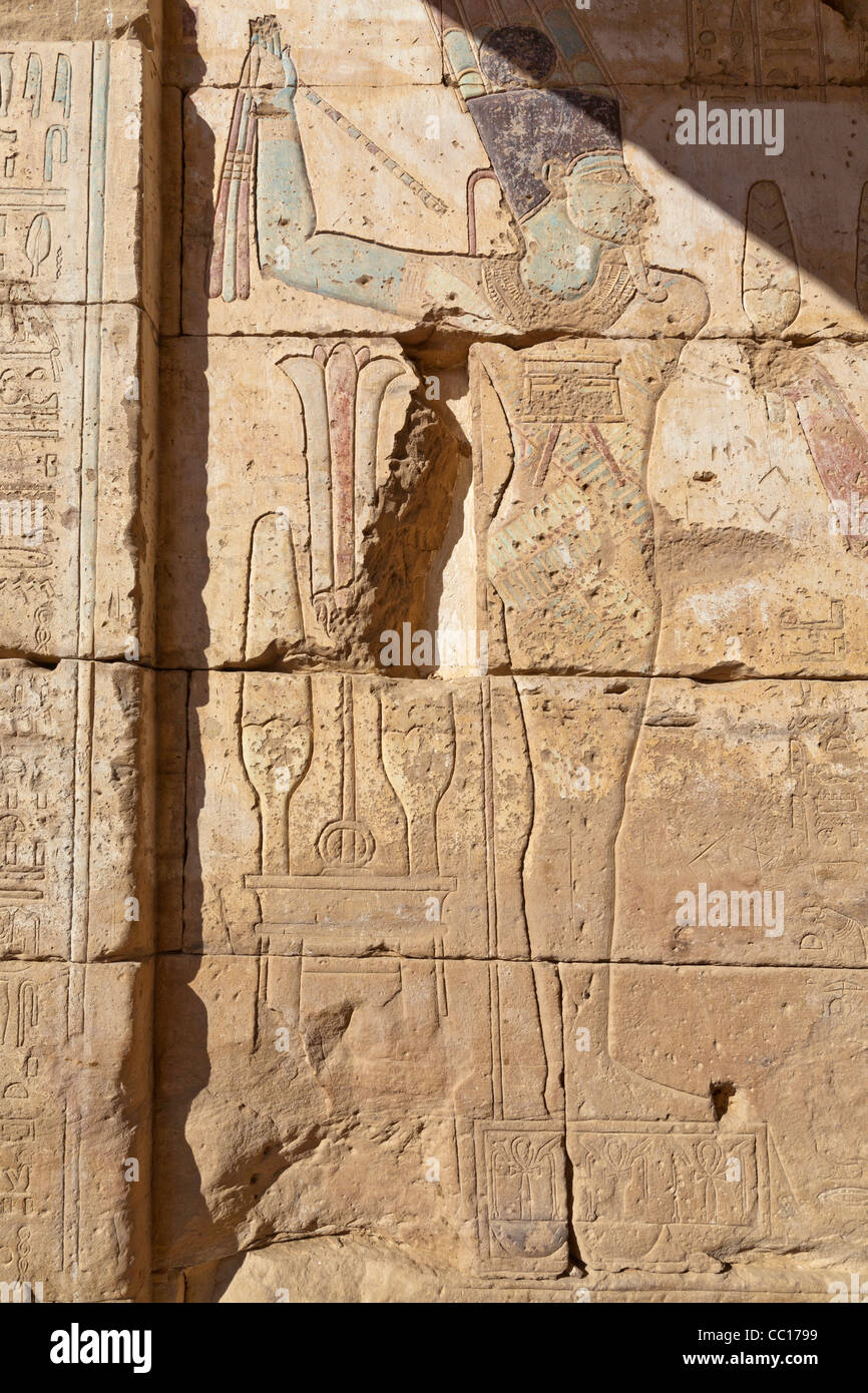 Ancien dieu de la fertilité amun min Banque de photographies et d ...