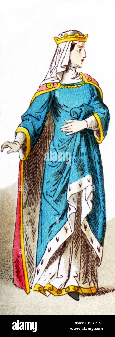 Medieval french princess Banque de photographies et d’images à haute ...