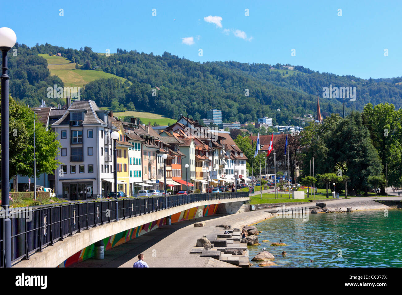 Du lac de Zoug, Suisse Photo Stock - Alamy