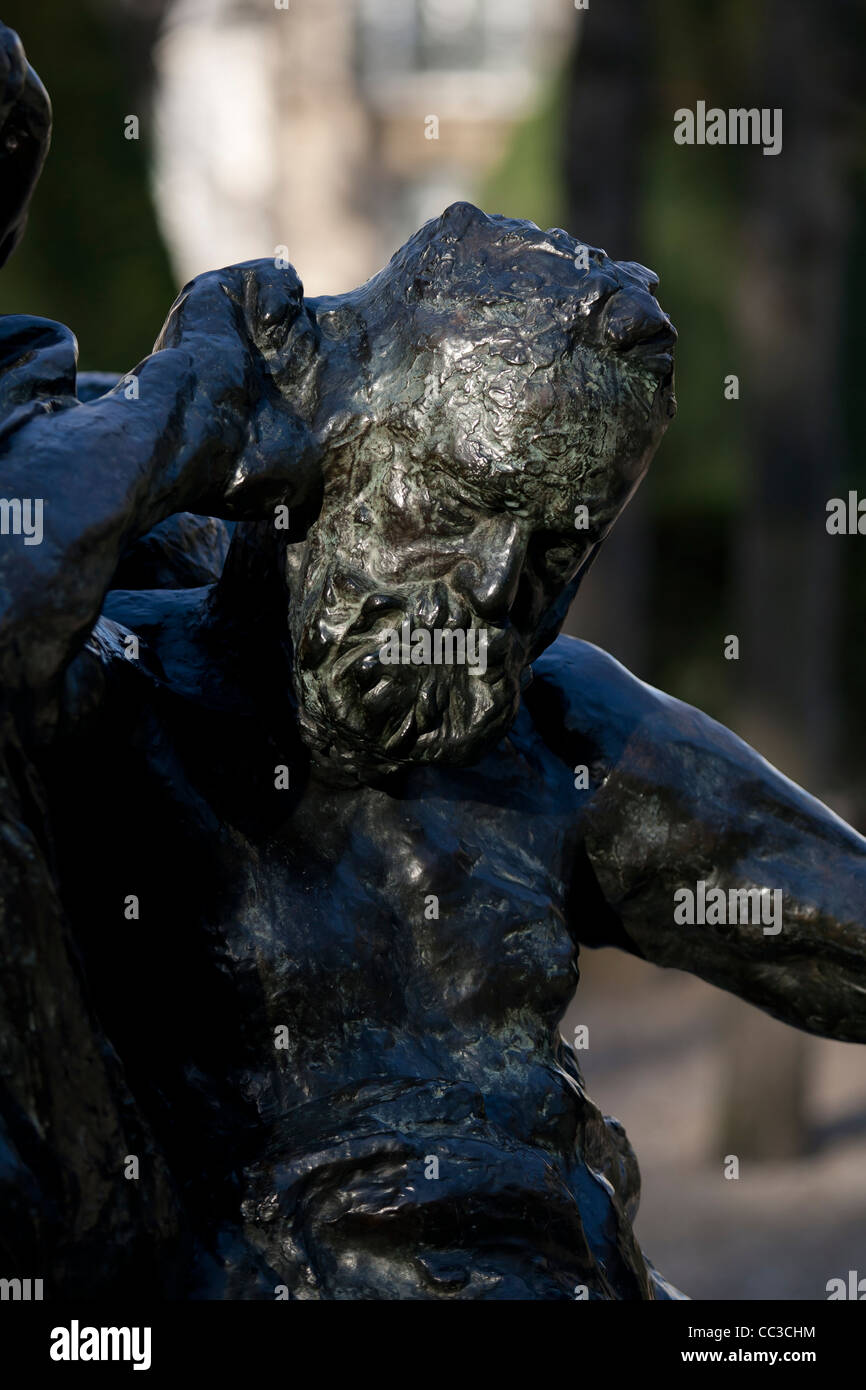 Statue de Victor Hugo en jardin de Musée Rodin, Paris, France Photo ...