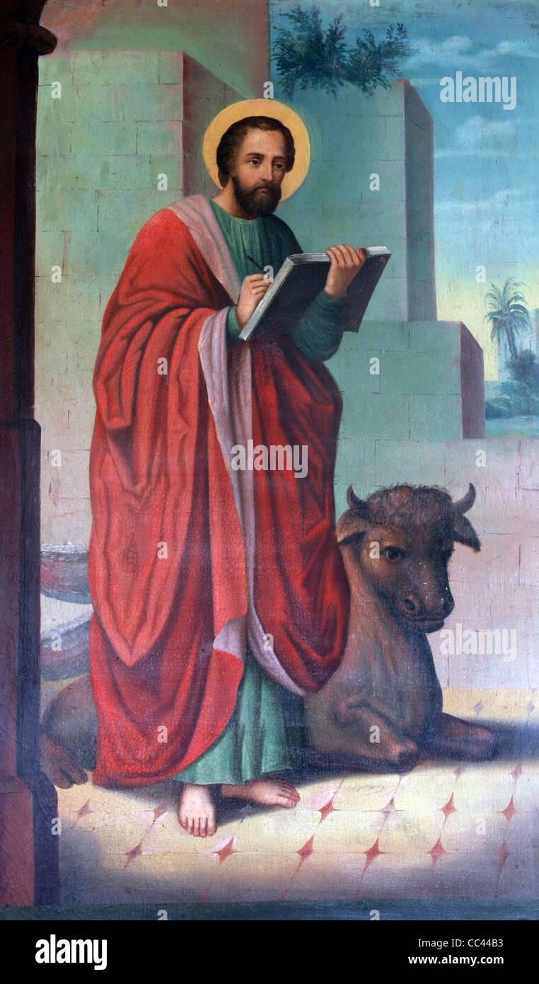 Saint luke mosaic Banque de photographies et d’images à haute ...