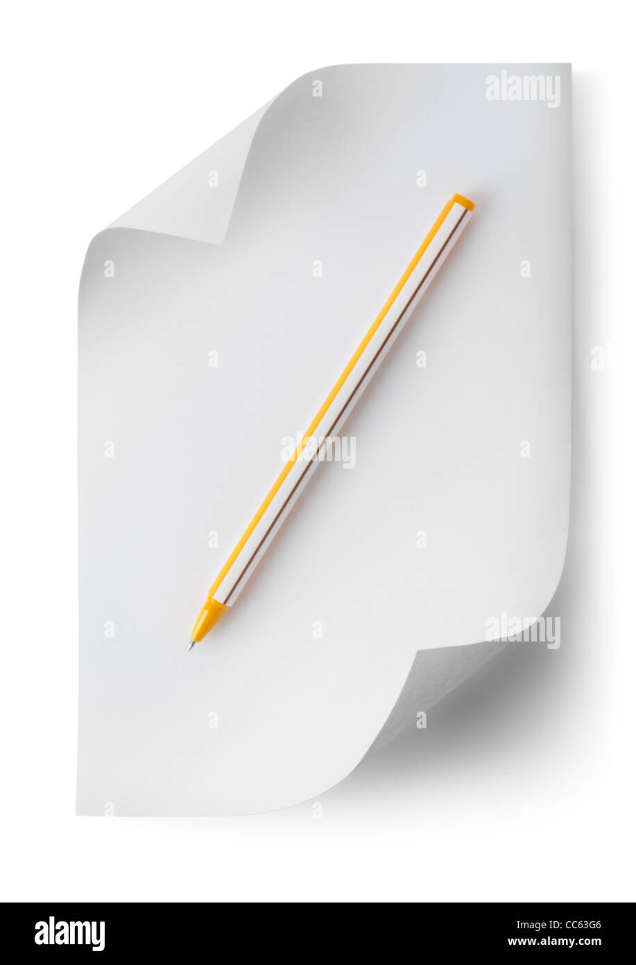 Tu stylo papier Banque de photographies et d’images à haute résolution ...