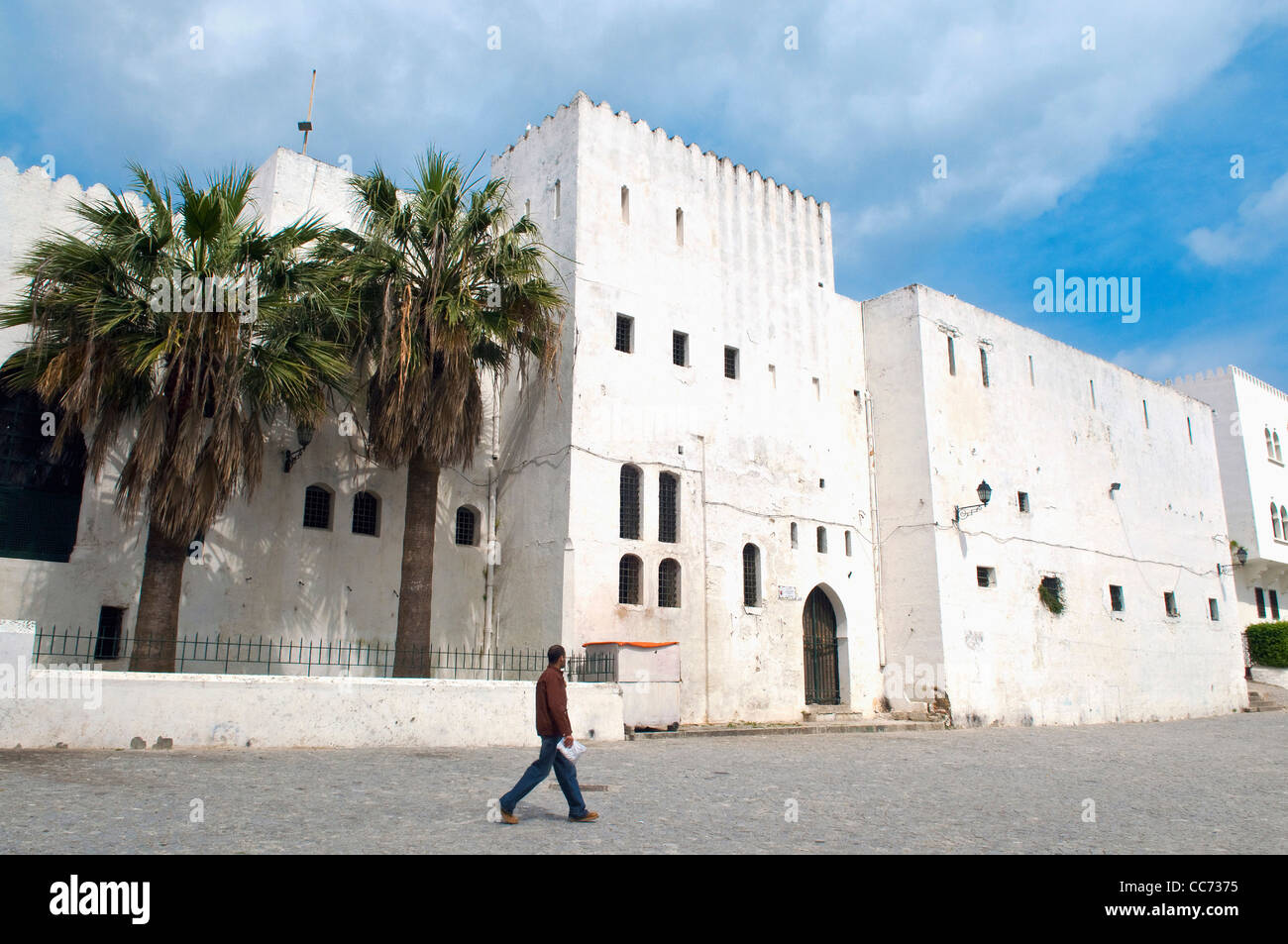 Place de la Kasbah et l'ancienne prison,Tanger, Maroc, Afrique du Nord ...