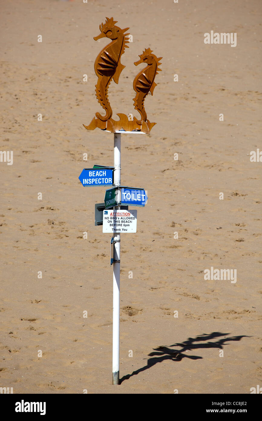 Beach signs Banque de photographies et d’images à haute résolution - Alamy