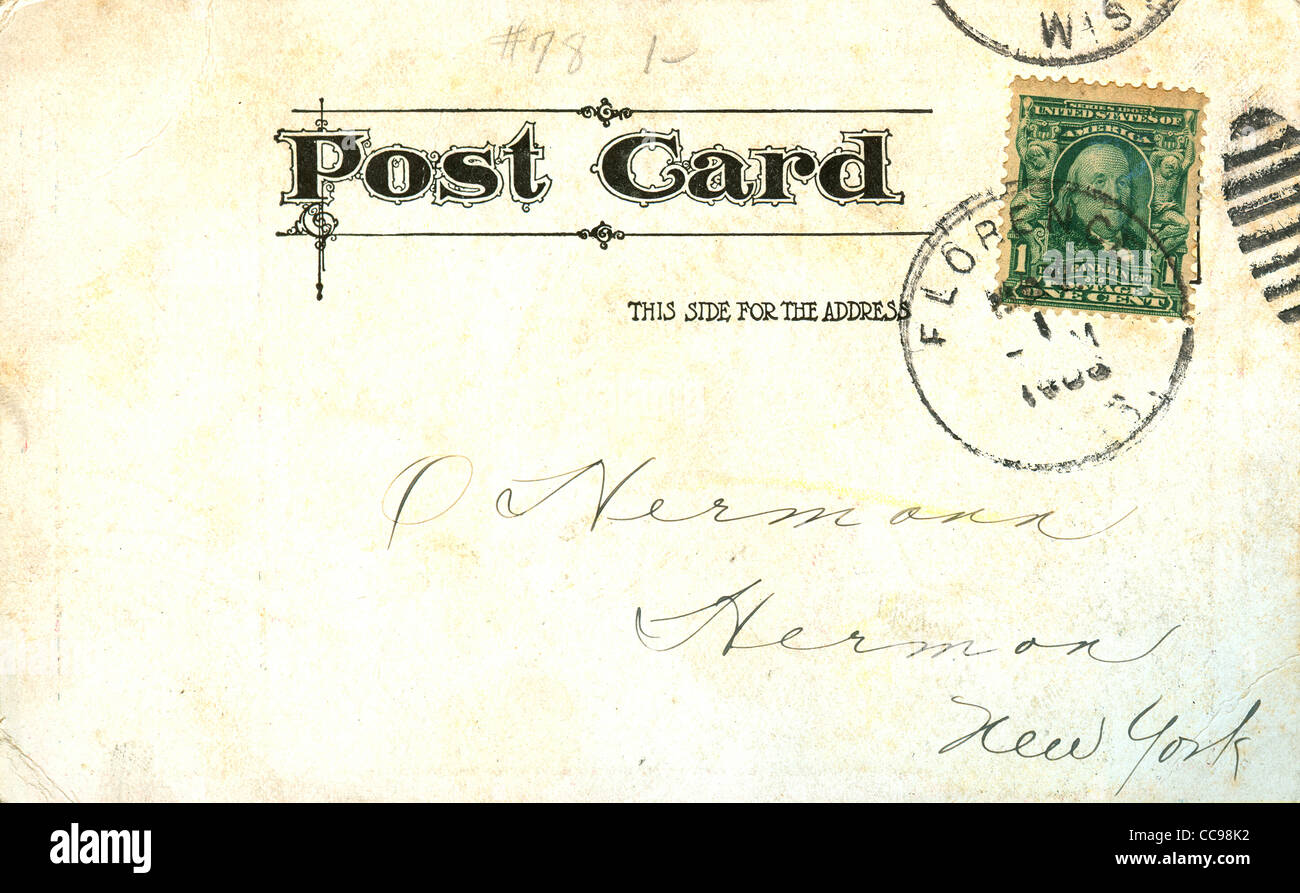 Carte postale vintage Banque de photographies et d’images à haute ...