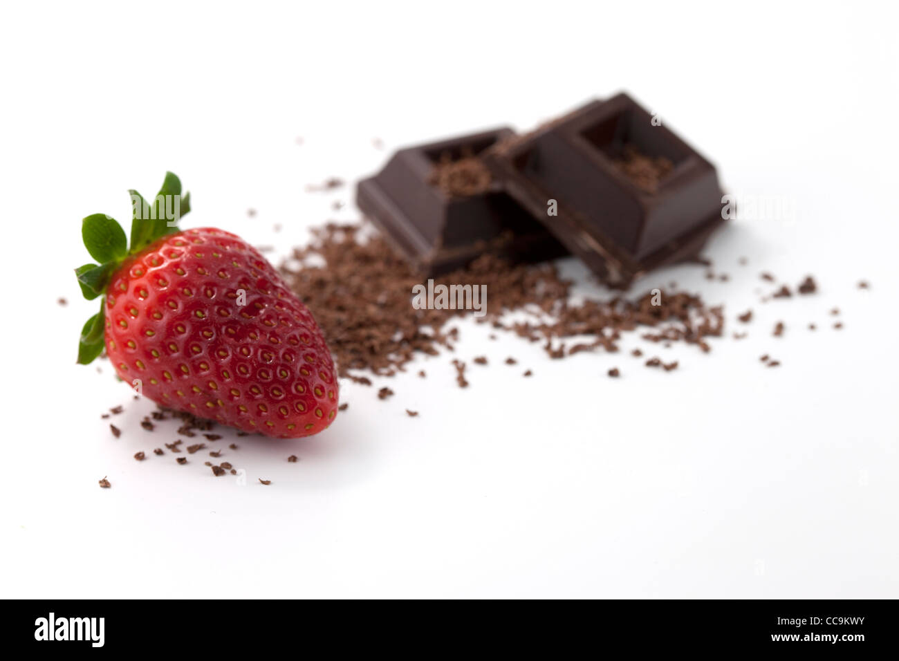 Fraise chocolat Banque de photographies et d’images à haute résolution ...