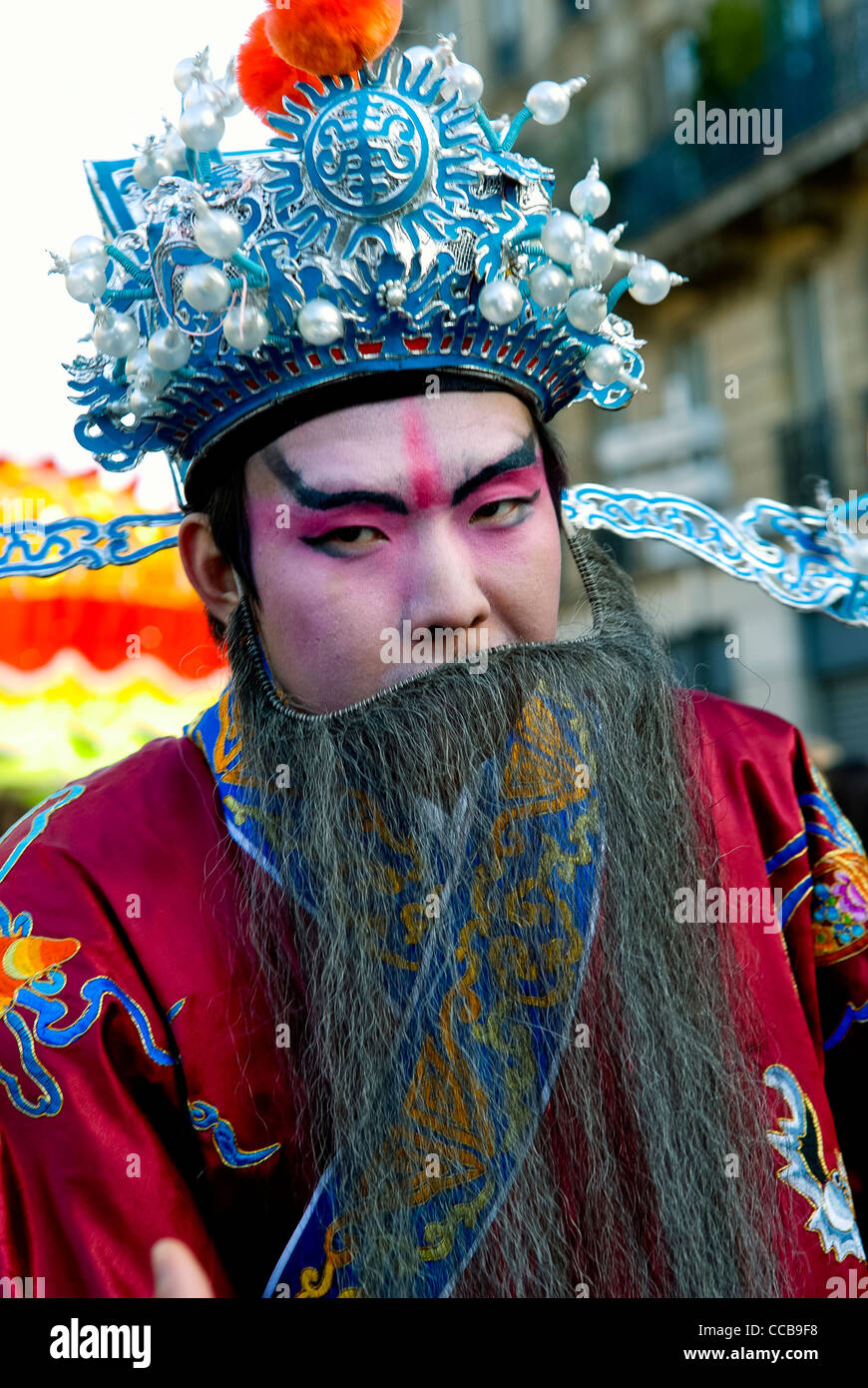 Costumes traditionnels chinois des hommes chinois Banque de ...