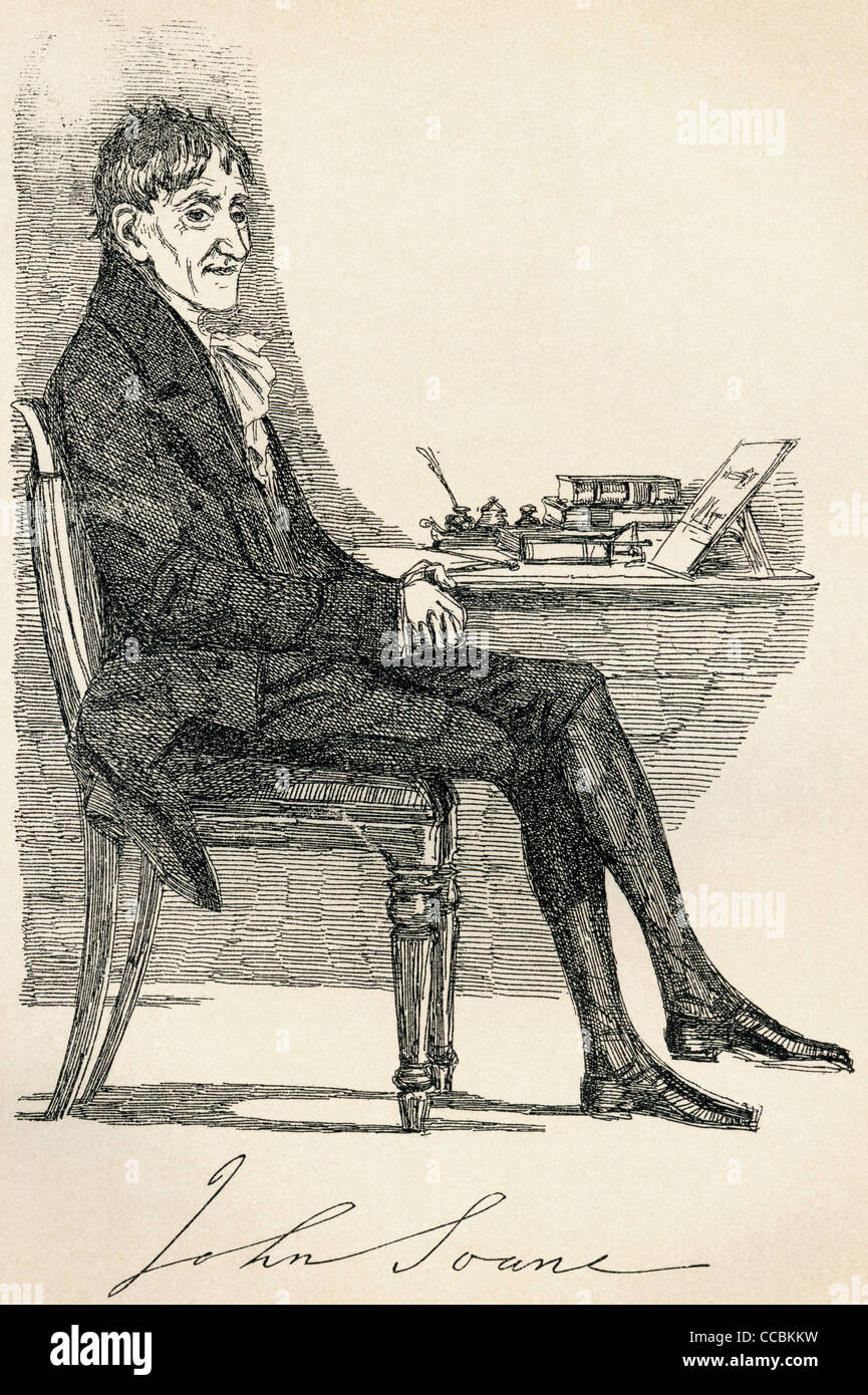 Portrait de sir john soane Banque de photographies et d’images à haute ...
