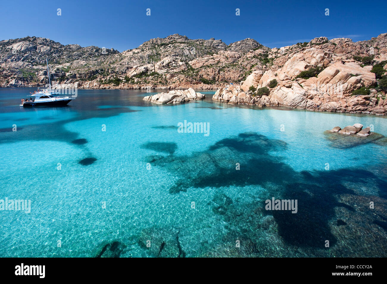 Tahiti Plage, Cala Coticcio, île de Caprera, Arcipelago della Maddalena ...