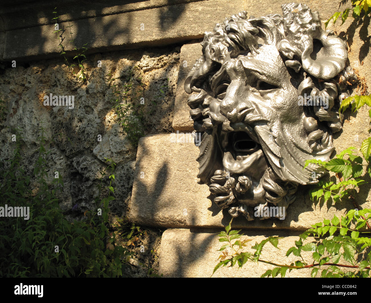 Mascaron by auguste rodin sculptor Banque de photographies et d’images ...