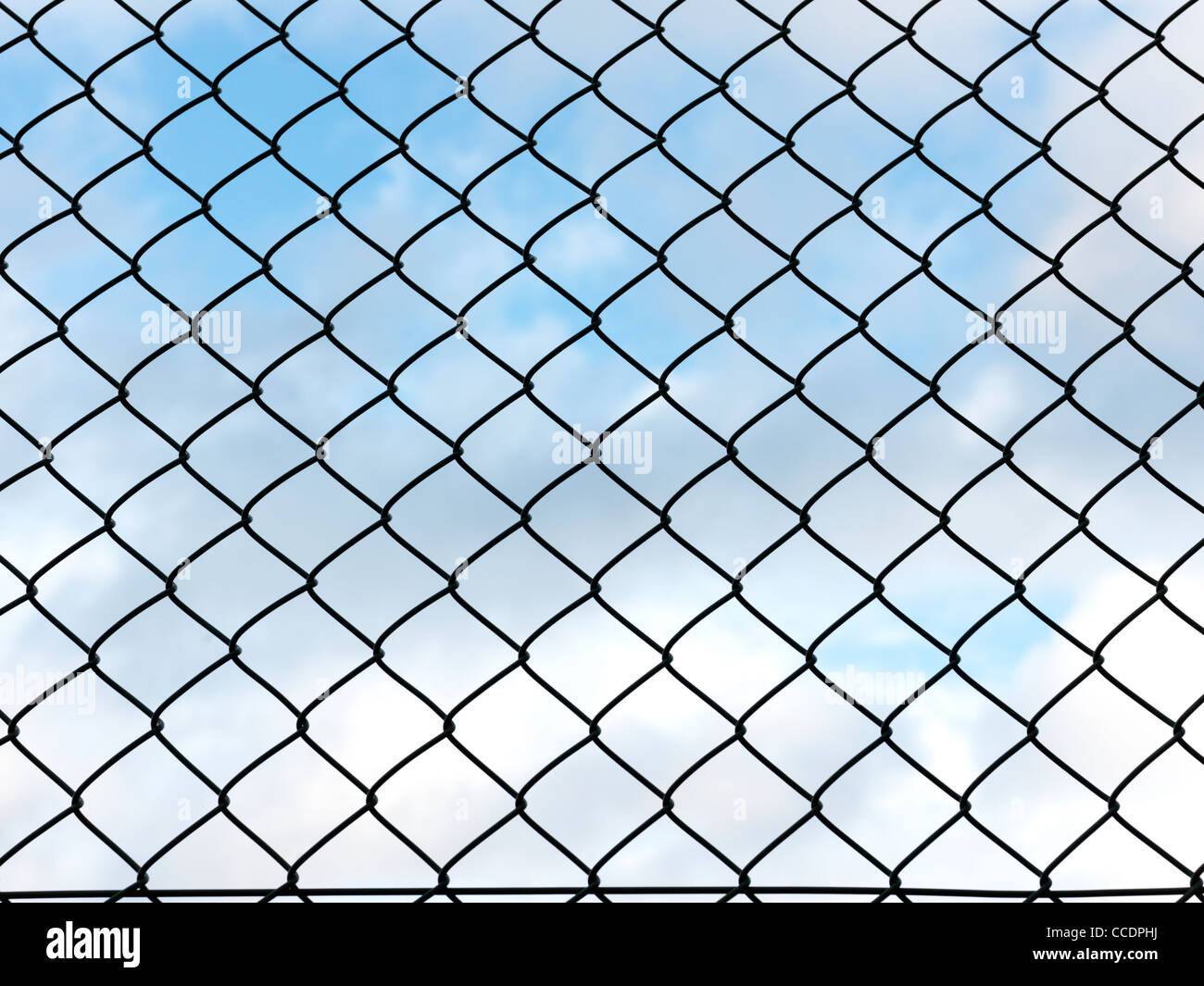 Diamond mesh fence Banque de photographies et d’images à haute ...