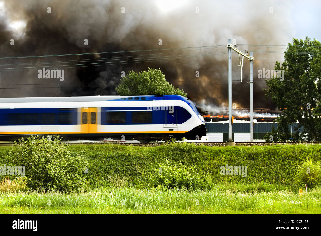 Train pompier Banque de photographies et d’images à haute résolution ...