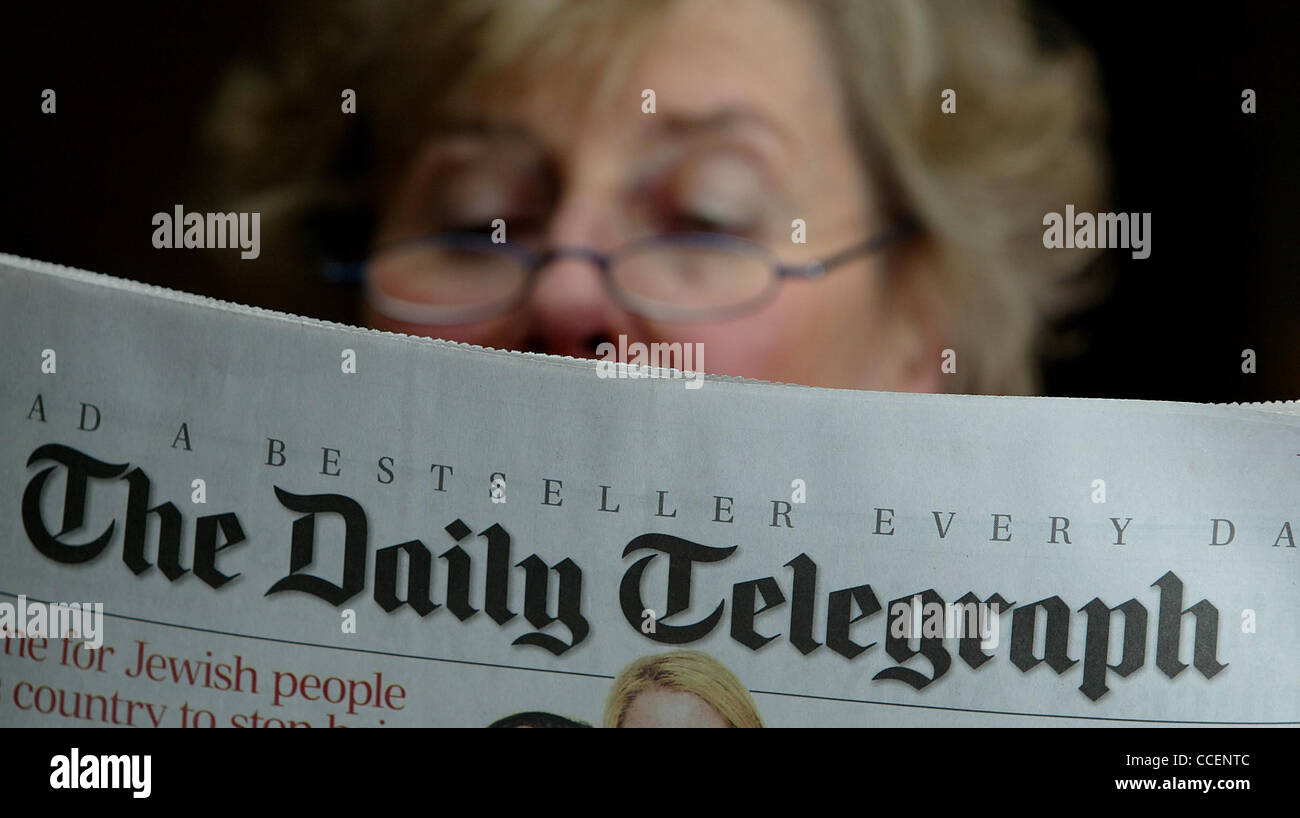 The Daily Telegraph Newspaper Banque De Photographies Et Dimages à