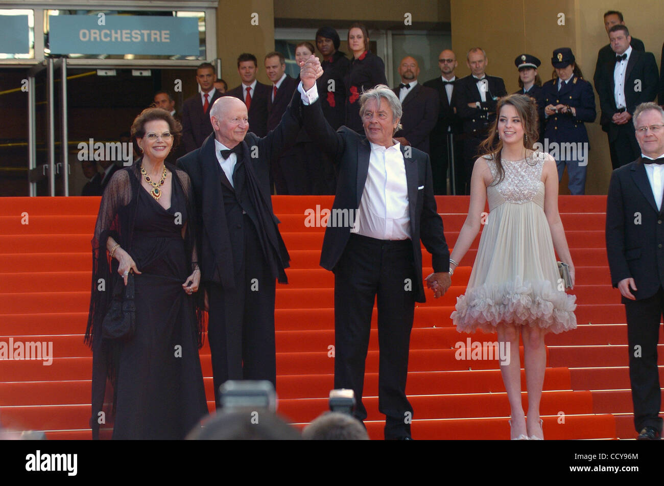 Anouchka Delon, président du festival de Cannes Gilles Jacob, l'acteur ...