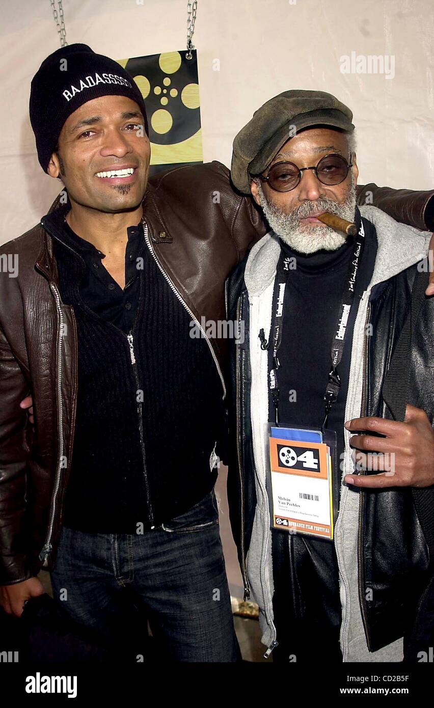 Melvin van peebles et mario van peebles Banque de photographies et d ...
