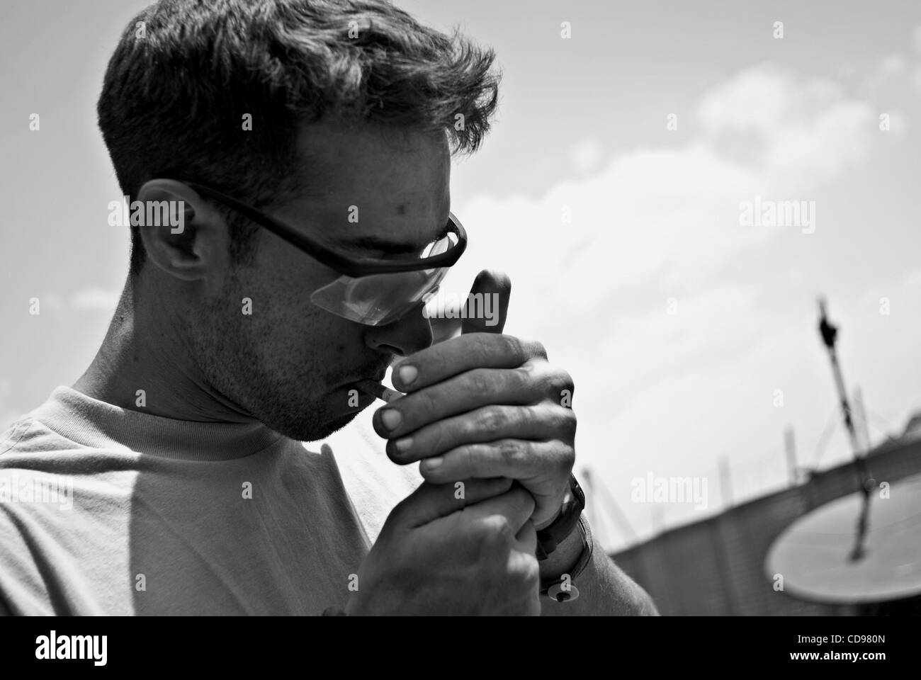 La FPC. MATT TIDWELL, un fantassin Abu Company, 1er Bataillon, 187e ...