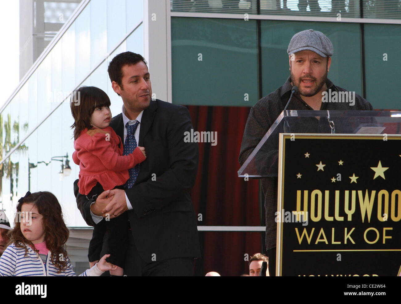 Adam Sandler, ses enfants et Kevin James Adam Sandler est honoré sur le ...