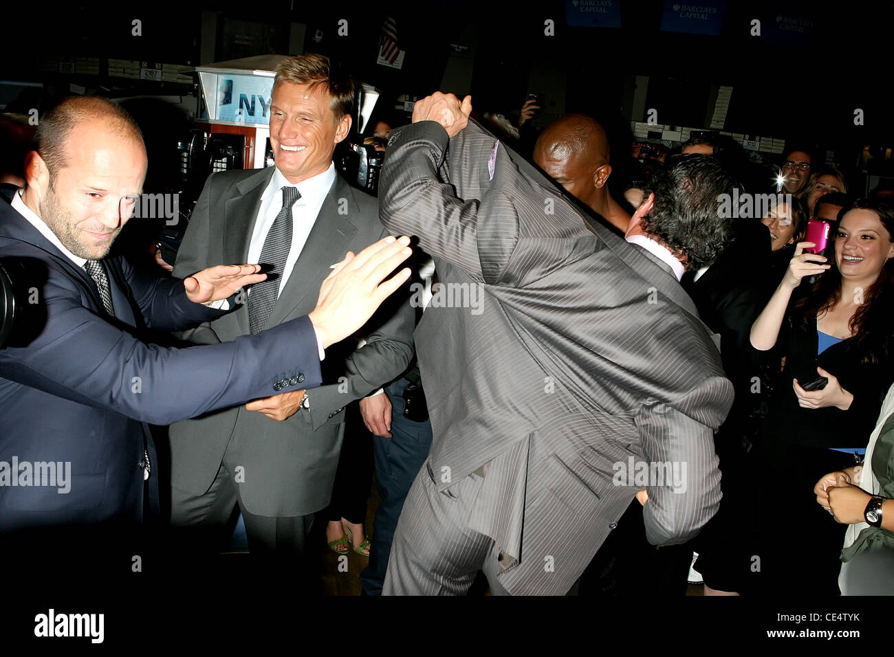 Jason Statham, Dolph Lundgren, Sylvester Stallone, Terry Crews, qui met ...