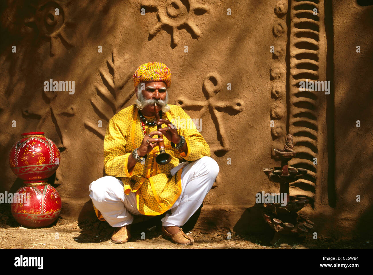 Indian wind instruments Banque de photographies et d’images à haute ...