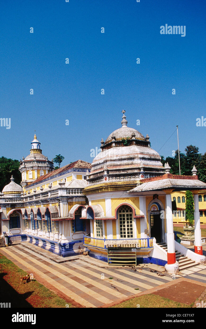 Shri Mangesh Temple Banque d'image et photos - Alamy