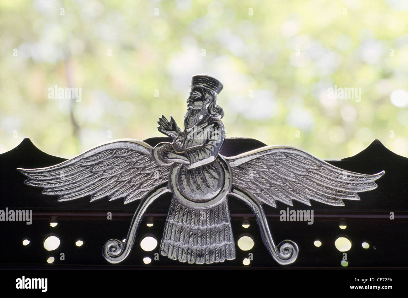 Le zoroastrisme symbole parsi inde Photo Stock - Alamy